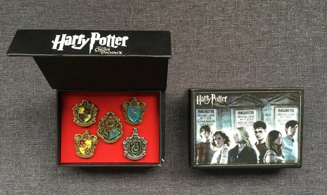 HARRY POTTER ORDER of the Phoenix - Hogwarts House 5 Pin Set in ...