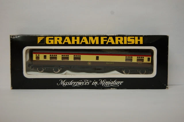 VINTAGE GRAHAM FARISH N GAUGE BR MK1 BUFFET COACH No.0754 £9.99 ...
