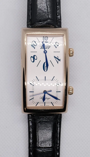 TISSOT HERITAGE DUAL time zone banana T56563339 EUR 295,00 - PicClick FR