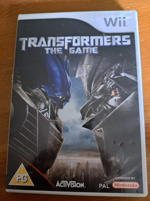 JEU NINTENDO WII TRANSFORMERS The Game Robots Optimus Prime BumbleBee ...