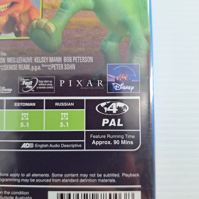 THE GOOD DINOSAUR DVD Disney Pixar Animation Region 4 New Sealed LLM1 ...