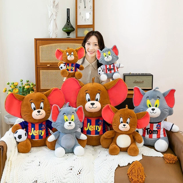 TOM AND JERRY Cartoon Plush Toy With Soft Short Pile For Kids Birthday ...