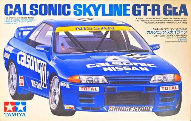 TAMIYA CALSONIC SKYLINE GT-R Gr.A 1/24 CALSONIC SKYLINE BNR32 EUR 168 ...