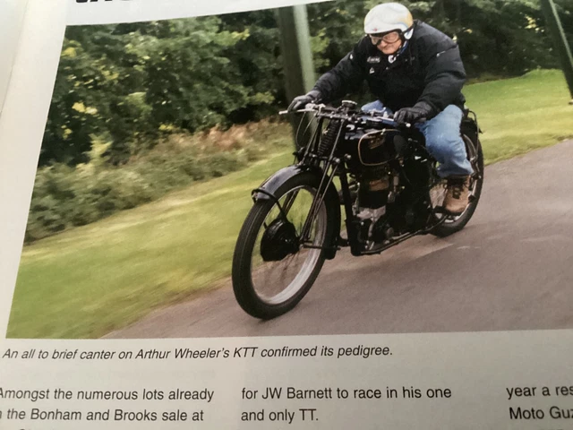 ARTHUR WHEELER VELOCETTE Ktt Motorcycle Racer Article £4.99 - PicClick UK