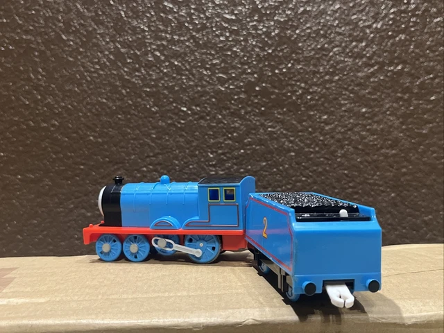 THOMAS & FRIENDS Trackmaster Motorized Talking Edward Engine & Tender ...