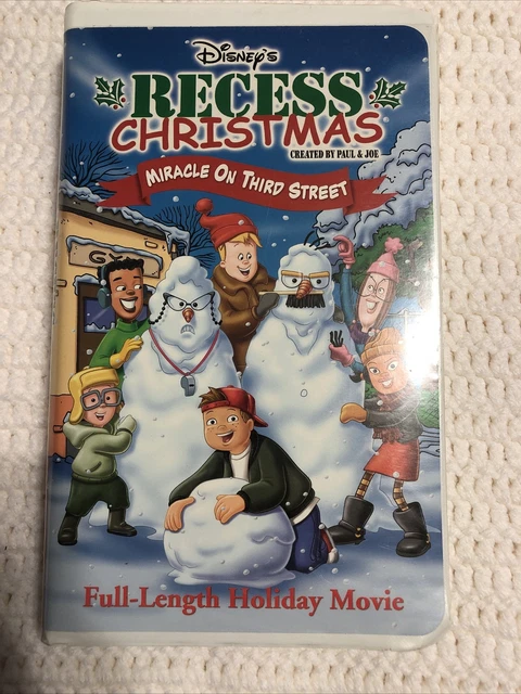 DISNEY'S RECESS CHRISTMAS (VHS) Miracle On Third Street £19.25 ...