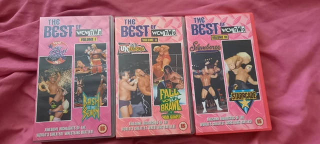 WCW WWE VHS tapes £16.12 - PicClick UK
