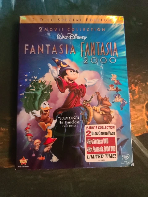 FANTASIA (DVD, 2000) Disney Classic Mickey Mouse w/Original Insert $15. ...