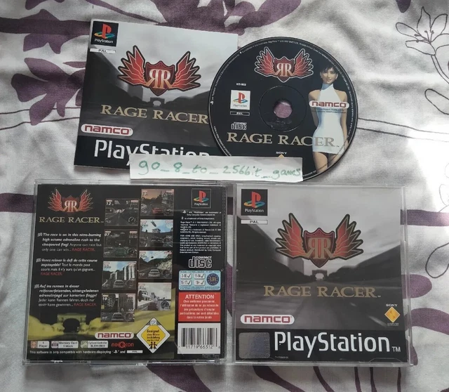 RAGE RACER PS1 (COMPLETE) Namco ridge black label Sony PlayStation 1 ...
