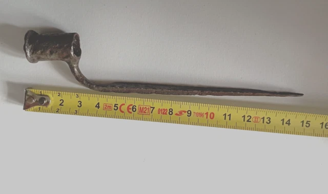 RARE ANCIEN OBJET miniature fer forgé fin xviii éme 18 éme xix éme ...