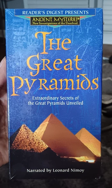 THE GREAT PYRAMIDS Ancient Mysteries VHS VCR Tape Sealed Leonard Nimoy ...