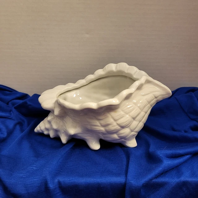 VINTAGE PLANTER CERAMIC Conch Shell $20.00 - PicClick