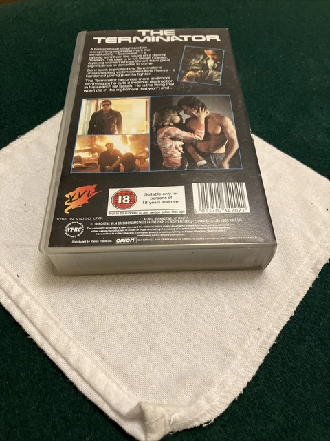 THE TERMINATOR VVL Orion Label - 1984 (VHS PAL) Original Woolworths ...