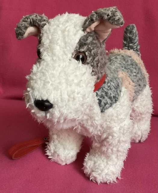 KEEL TOYS WIRE Hair Fox Terrier Standing Dog Soft Plush Toy 11” Simply ...