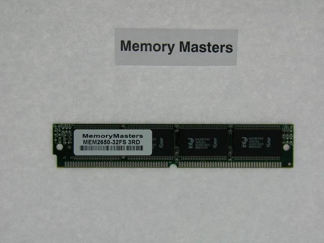 MEM2650-32FS 32 MB memoria flash SIMM per router Cisco 2650 EUR 22,80 ...