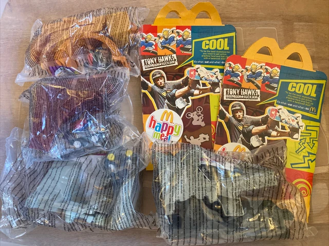 MCDONALD’S HAPPY MEAL Toys - Tony Hawk 2005 Full Set 4 Unopened Toys ...