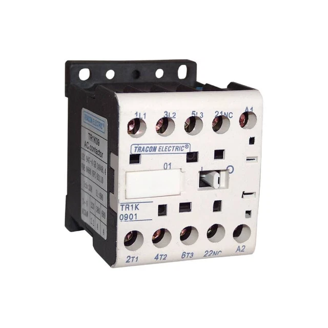 MINI CONTACTEUR TRIPHASÉ 9A 400Vac contact auxiliaire fermé NC série TR1K EUR 11,82 - PicClick IT