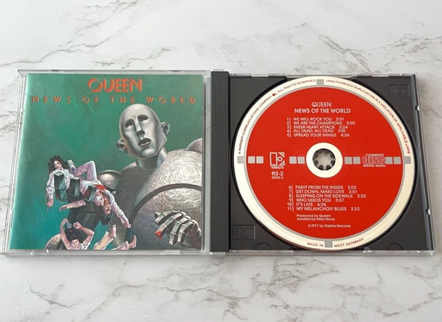 CD CIBLE DISC Queen News Of The World ! ALLEMAGNE OUEST 1984 Elektra ...
