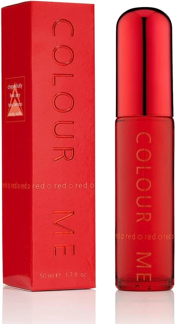 COLOUR ME RED Perfume for Women. 50Ml Eau De Parfums. Luxury Fragrance ...