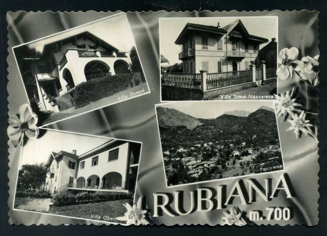 RUBIANA (TORINO) - 4 Vedutine - VILLE e Panorama - VG. 1961 EUR 4,00 ...