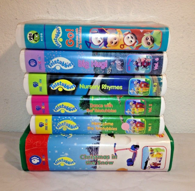 TELETUBBIES LOT 6 VHS PBS Kids Christmas Big Hug Dance With Go! Nursery ...
