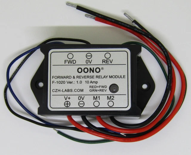 OONO FORWARD & Reverse Relay Module 12V F-1020 Ver. 1.0 10Amp NEW $17. ...