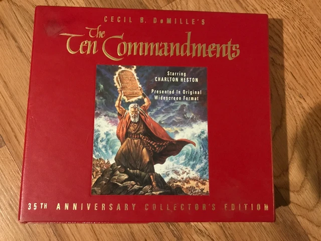 THE TEN COMMANDMENTS 35th Anniversary Collectors Edition (VHS, 1997) EUR 2,82 - PicClick FR