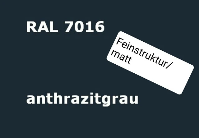 500G PULVERLACK RAL 7016 Anthrazitgrau Feinstruktur Felgen ...