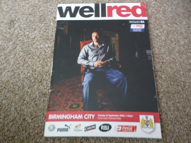 BRISTOL CITY V Birmingham City Tuesday 16Th September 2008 Championship ...