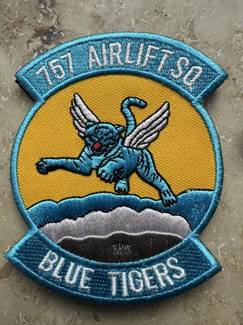 PATCH USAF US Air Force Reserve 757 Airlift Squadron Blue Tigers C-130J Hercules EUR 10,00 ...
