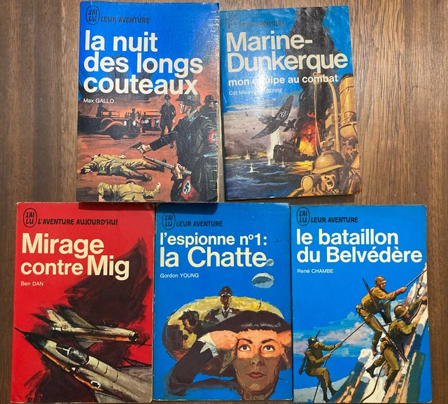LOT DE 8 Romans Historiques De Guerre Collection Leur Aventure J'ai Lu ...