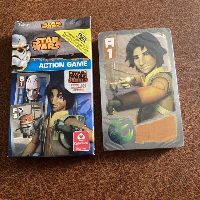 DISNEY STAR WARS Action Card Game Used Box Sealed Cards £4.88 - PicClick UK