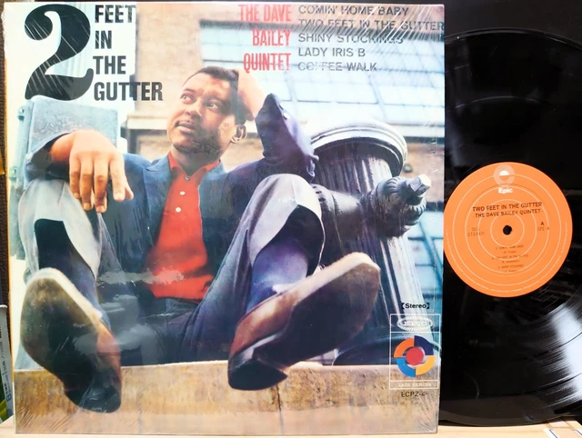 DAVE BAILEY &TWO FEET IN THE GUTTER" EPIC JAPAN LP Vinyl VG+(+)/EX ...