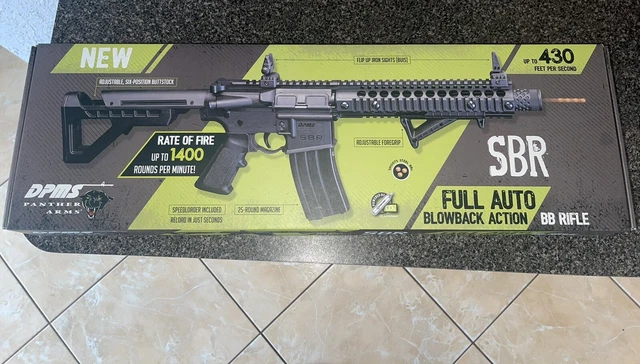 CROSMAN DPMS SBR Full Auto Co2 Air Rifle 177 Caliber BB - Black EUR 124 ...