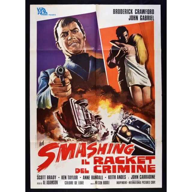 AFFICHE SMASHING LE Racket Du Crime Broderick Citroen DS Pallas M363 ...