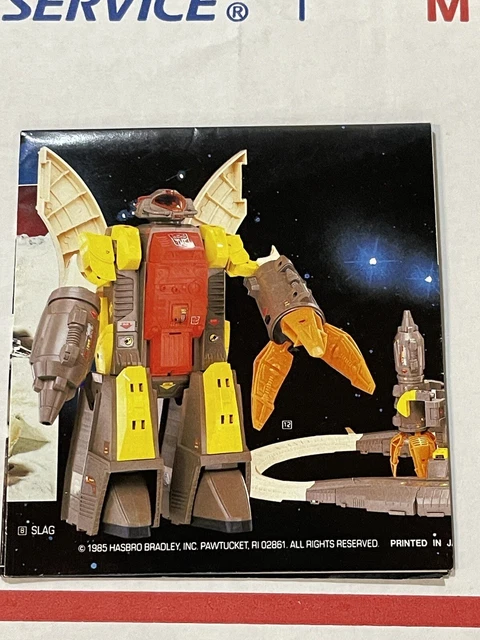 TRANSFORMERS G1 1985 Insert Catalog Check List Poster In Excellent ...