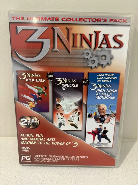 3 NINJAS | Trilogy (Ultimate Collector's Pack DVD, 1992) Region 4 $20. ...