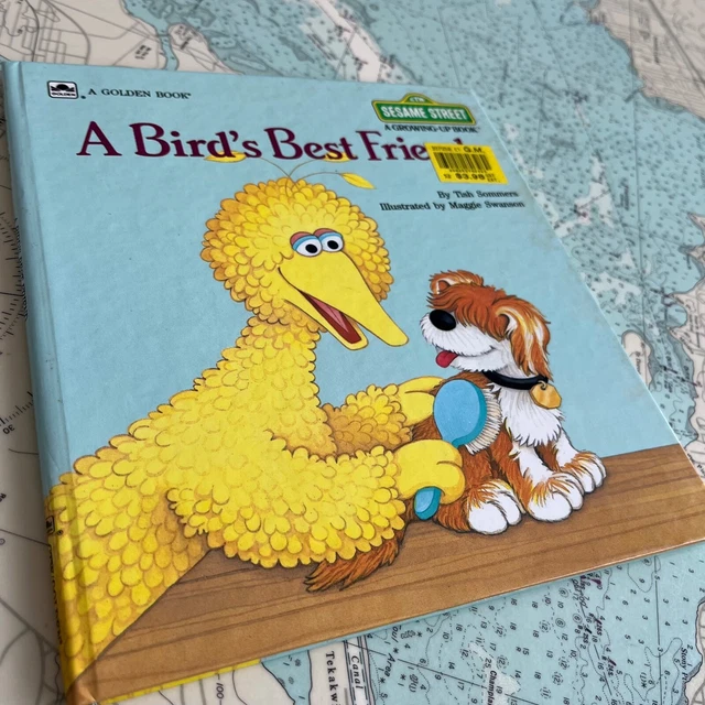 VINTAGE 1986 A Birds Best Friend Sesame Street Golden Book $12.00 ...