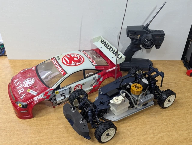 KYOSHO PURETEN GP Alpha 1/10 Nitro RC Car GX12 Engine Vauxhall Shelf ...