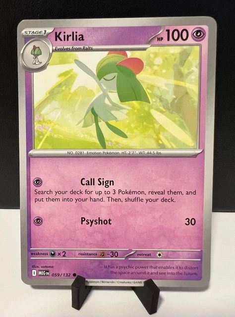 KIRLIA 059/132 UNCOMMON - Pokémon TCG Mega Evolution NM $2.00 - PicClick CA