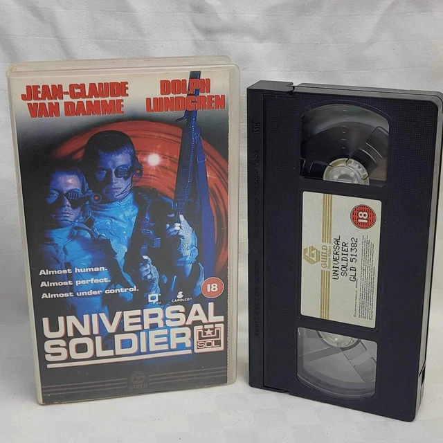 UNIVERSAL SOLDIER VHS VIDEO Guild Home Video Limited Tested And Works ...
