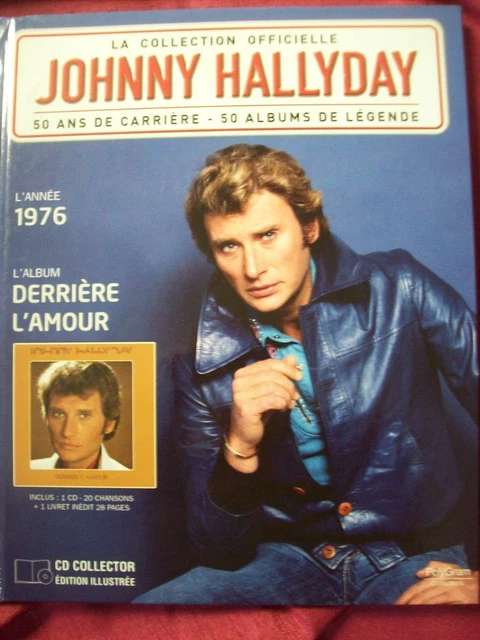 CD LA COLLECTION officielle JOHNNY HALLYDAY "derrière l'amour" EUR 8,00 ...