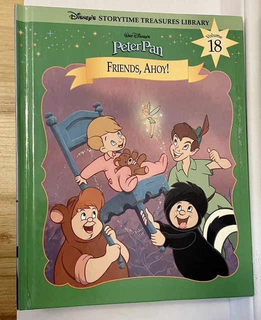 VINTAGE DISNEY'S STORYTIME Treasures Library Books Lot of 6. Peter Pan ...