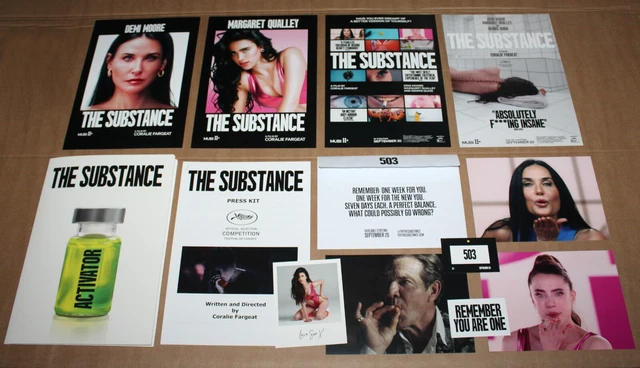THE SUBSTANCE - Movie Press Kit Pack - Demi Moore - Margaret Qualley ...