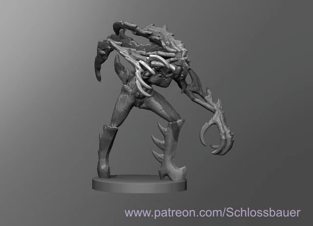 MEDIUM METAL ELEMENTAL Monster Manual 28mm Scale DND D&D Tabletop ...