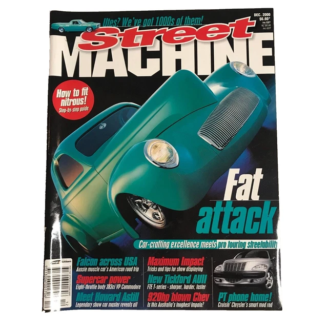 STREET MACHINE DEC 2000 Magazine Centrefold Poster Inside $31.50 ...