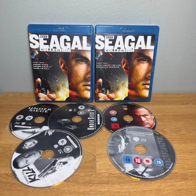 STEVEN SEAGAL COLLECTION (Blu-ray 5 Disc Set) Under Siege 1 2 Nico ...