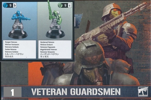 WARHAMMER 40K DEATH Korps Of Krieg Veteran Guardsmen #9 Single Figure ...