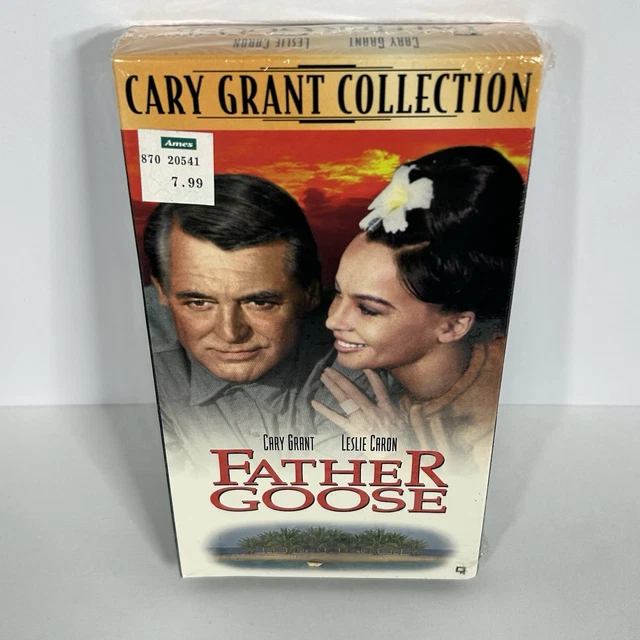 FATHER GOOSE VHS Video Movie Cary Grant Collection Leslie Caron Sealed ...