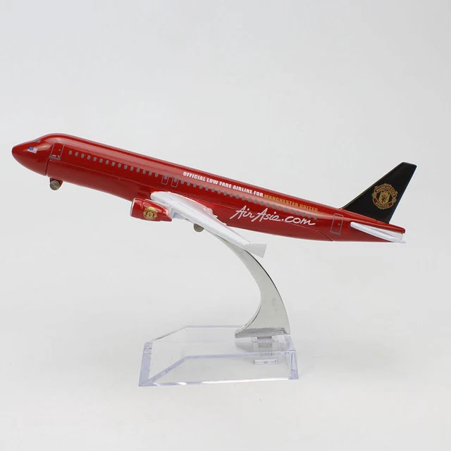 AIRBUS320 MANCHESTER UNITED Airlines A-320 Aircraft Plane Die-casting ...